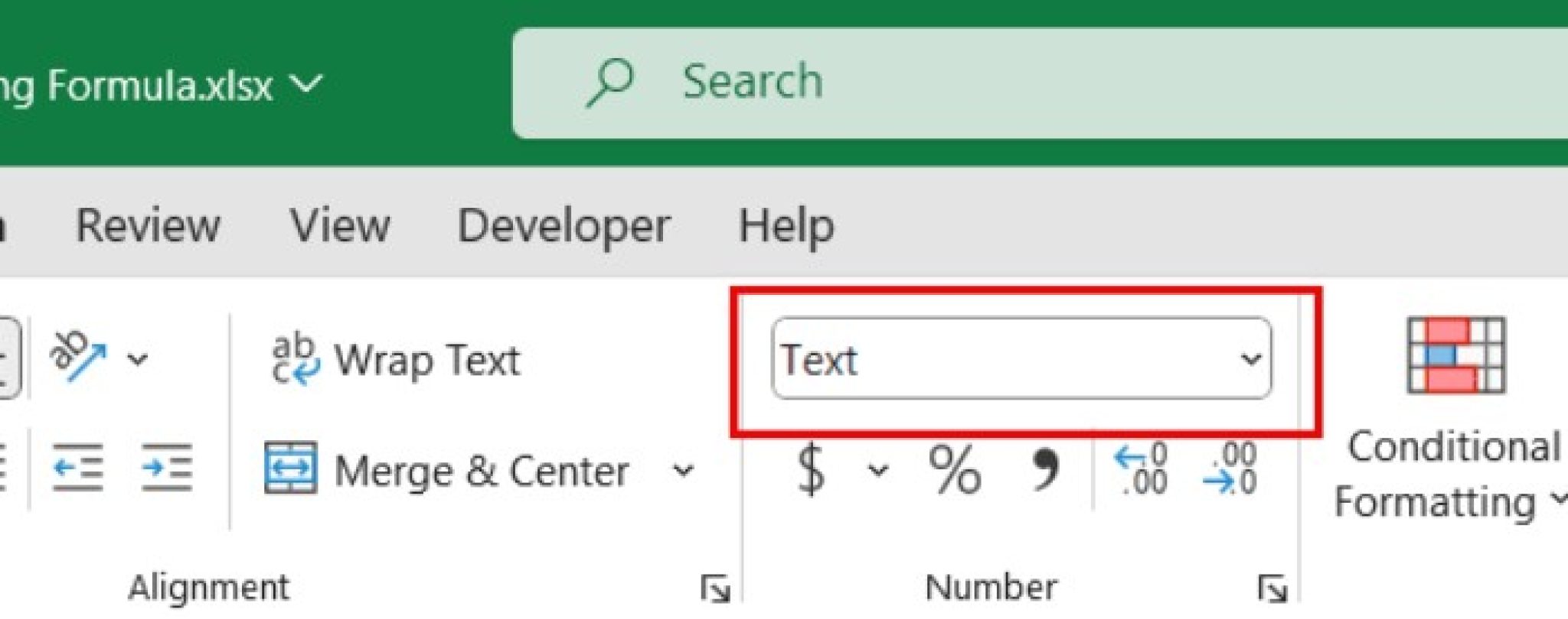 Fixing Excel: Formulas Displayed Instead of Results