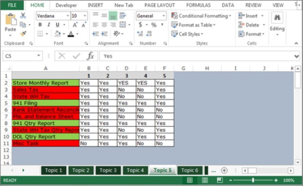 Highlighting the First Cell Based on Row Status