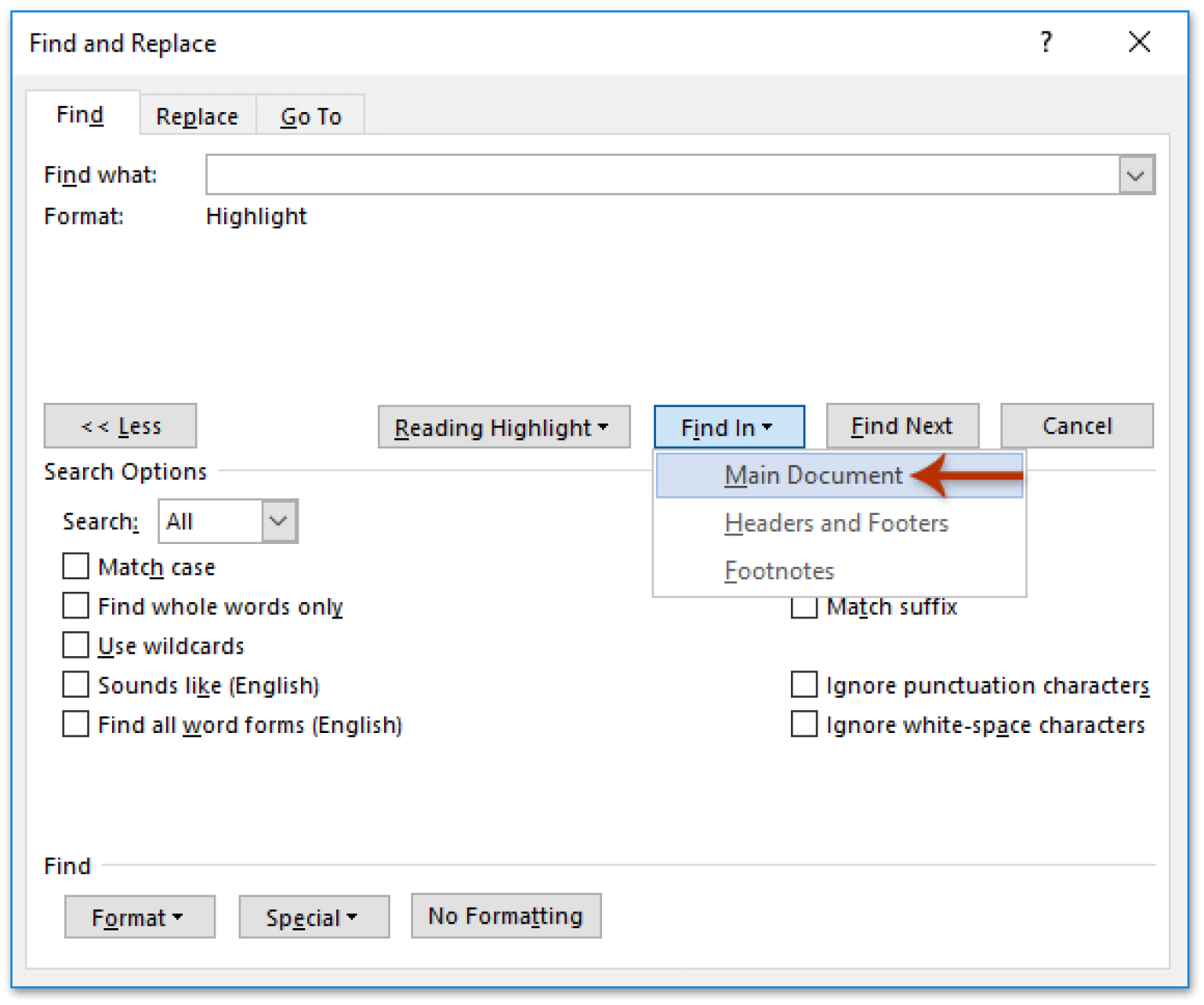 How to Copy All Highlighted Text in Word Document? - Gotkey.net