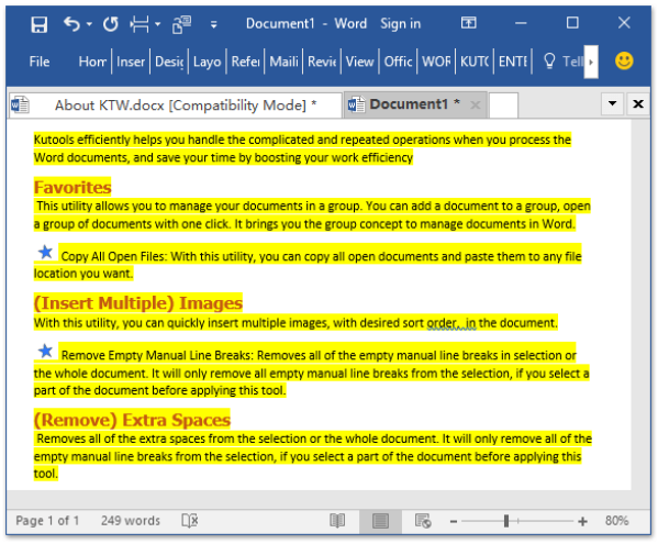 How to Copy All Highlighted Text in Word Document? - Gotkey.net