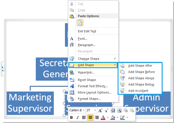 How to Insert and Create an Organization Chart in Word - Gotkey.net