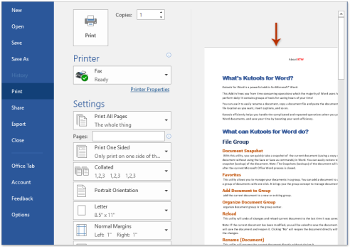 How to Print a Word Document in Outline View - Gotkey.net