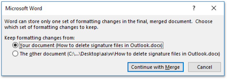 How to merge comments and changes from multiple documents in Word ...