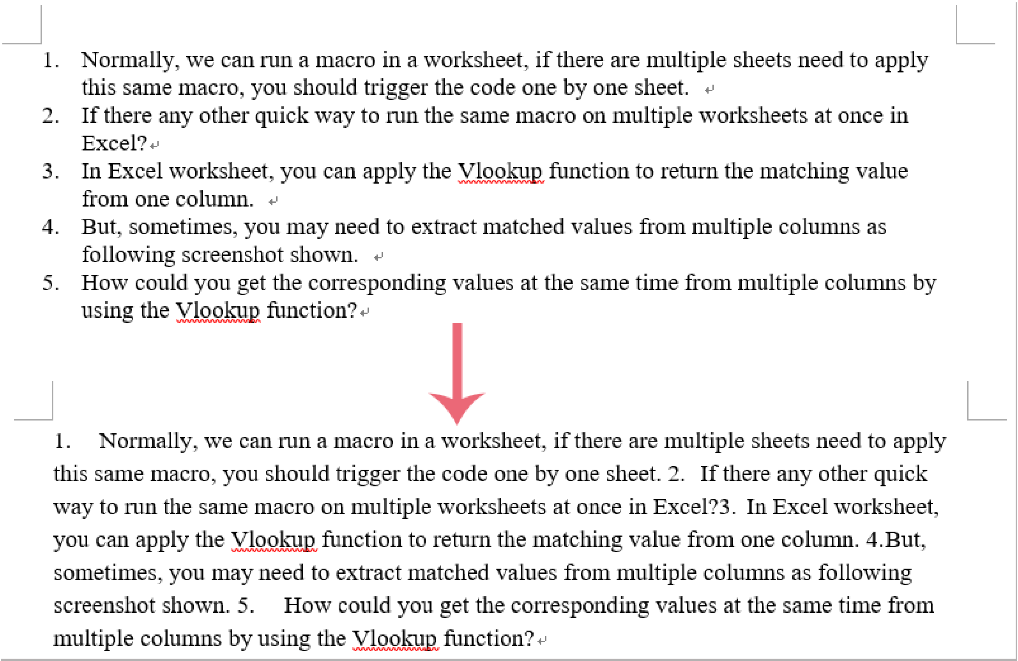 How To Merge Or Combine Multiple Lines Into A Single Paragraph In Word Document 