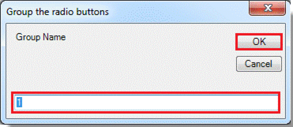 How to group radio buttons in Microsoft Word document? - Gotkey.net