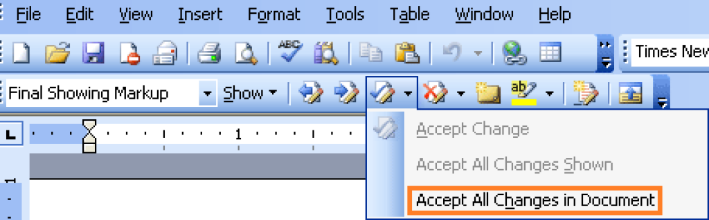 How to remove track changes from Word document? - Gotkey.net