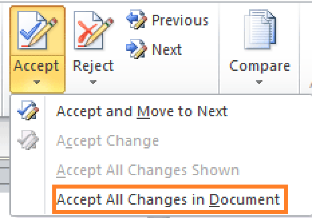 How to remove track changes from Word document? - Gotkey.net