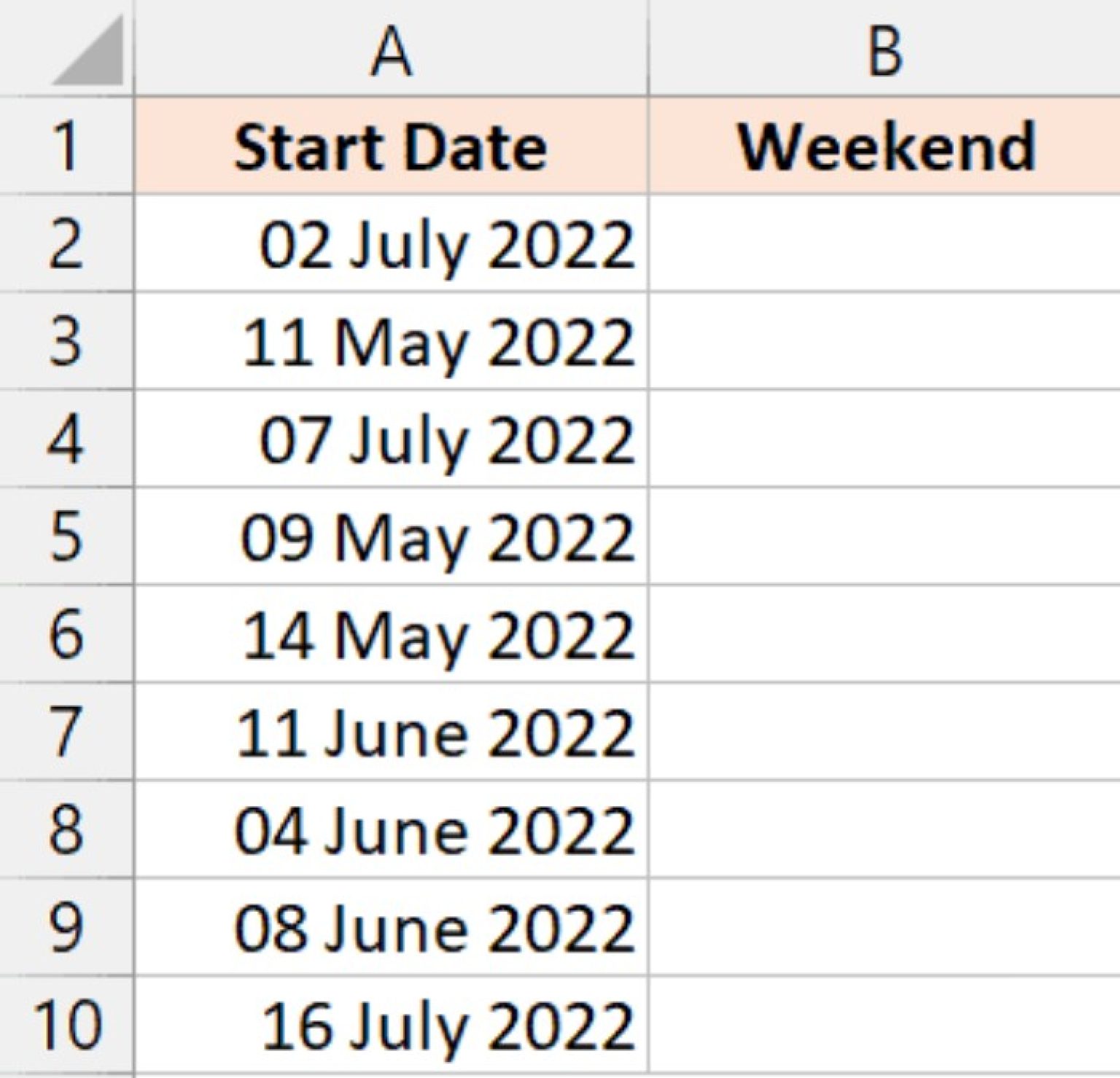Simple Date Range Checking in Excel