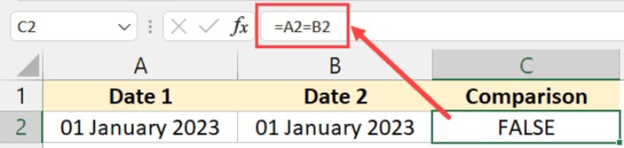 Simple Date Range Checking in Excel