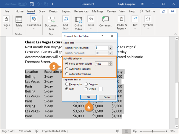 How to Convert Multiple Tables to Text in Word - Gotkey.net