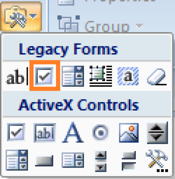 How to insert check box form field in Word document ? - Gotkey.net