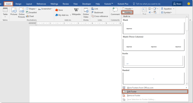 How to insert file path and name into documents footer or header in ...