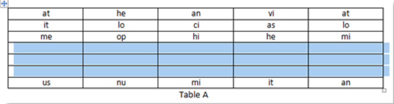 How to insert multiple rows into a table in word? - Gotkey.net