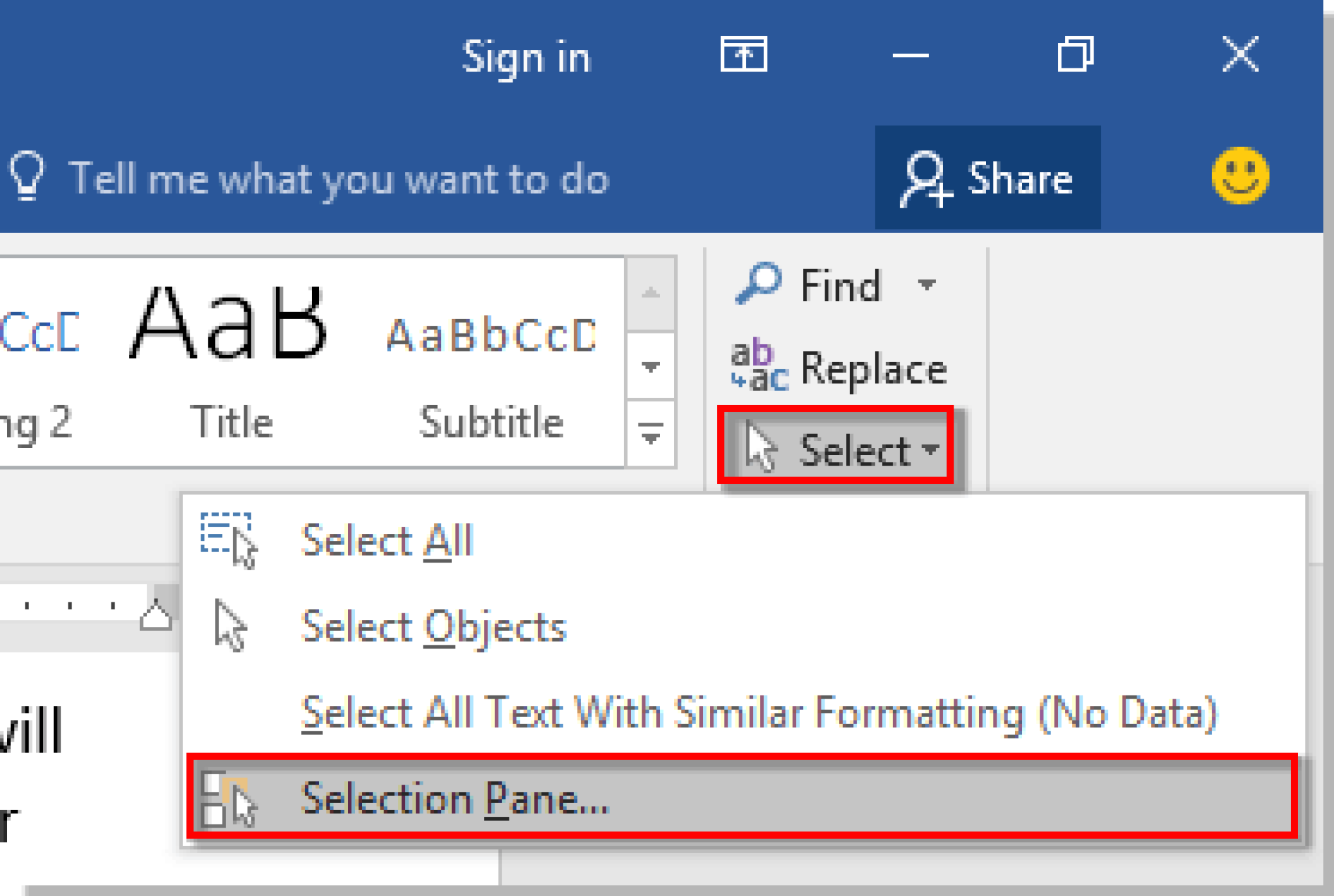 How to select multiple shapes or objects in word? - Gotkey.net