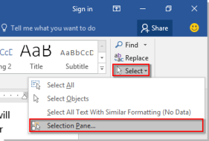 How to select multiple shapes or objects in word? - Gotkey.net