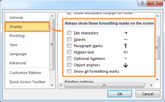 How To Show Or Hide Formatting Marks In Word